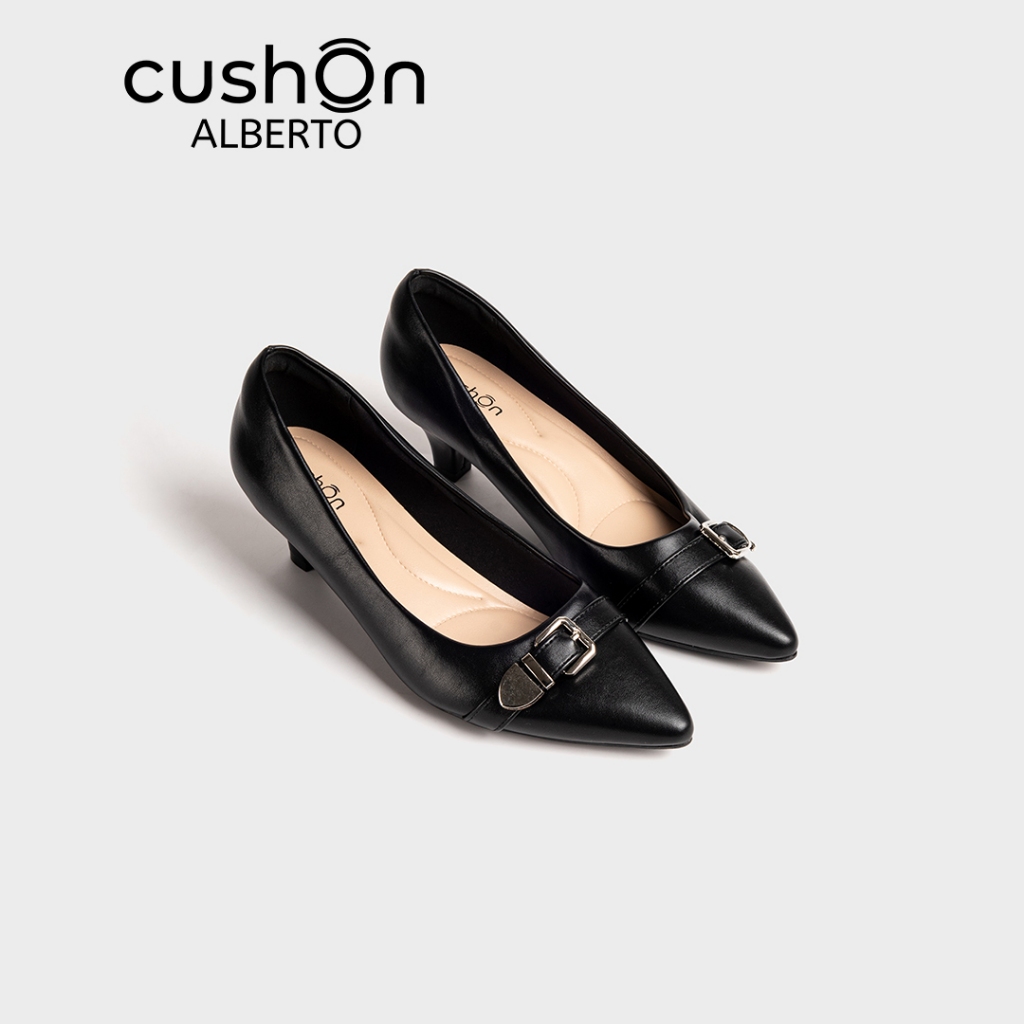 ALBERTO Women's Giselle Mid Heel Pumps | Shopee Philippines