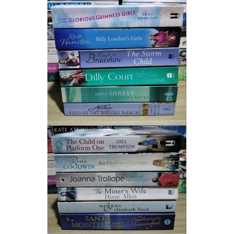 Assorted Genre Fiction Historical Normal-Sized Books Preloved | Shopee ...