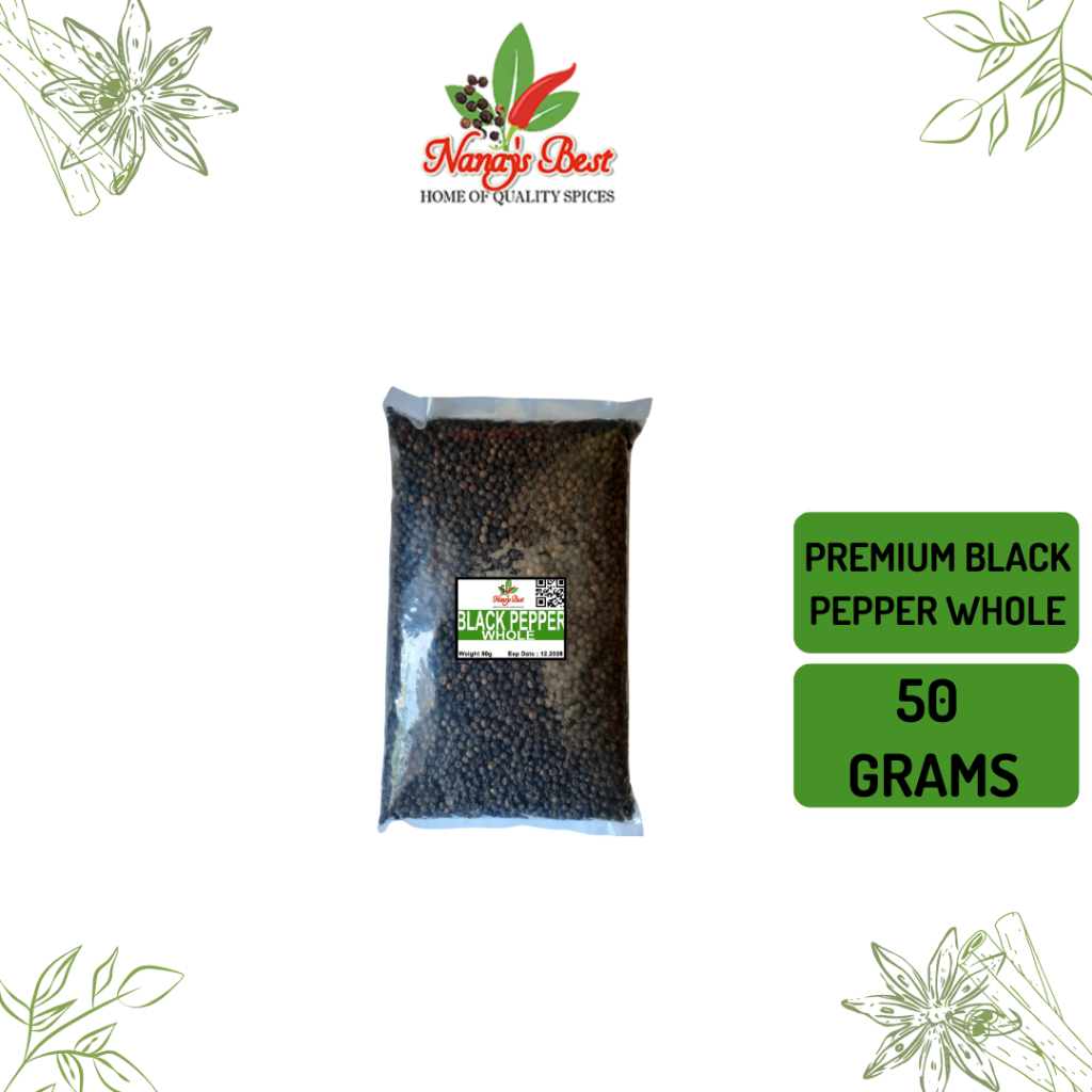 Nanay’s Best Premium Pure Black Pepper Paminta 50 Grams – Whole ...