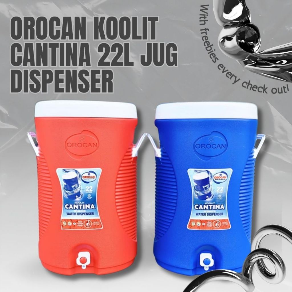 Orocan Koolit Cantina 22L Water Jug | Insulated Water Dispenser | Juice ...