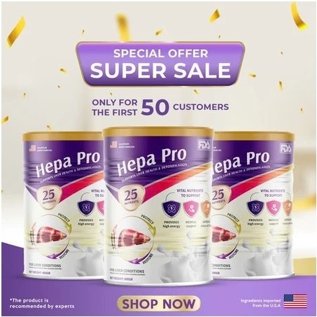(BUY 2 GET 1 FREE) HEPA PRO Milk Powder 400grams for Liver Supplement ...