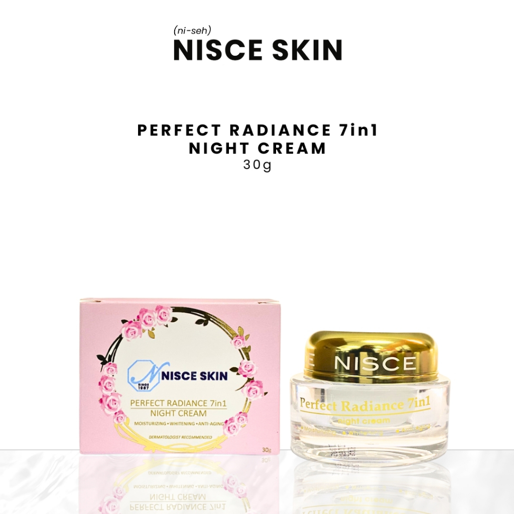 NISCE SKIN Perfect Radiance 7in1 Night Cream 30G | Shopee Philippines