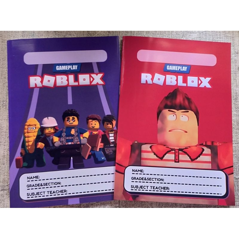 Assorted Roblox Writing Notebook for Grade 1-3 School Supplies | Shopee ...