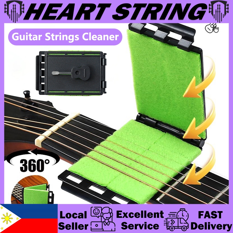 Heart String String Cleaner Fretboard Cleaner for Guitar Electric ...