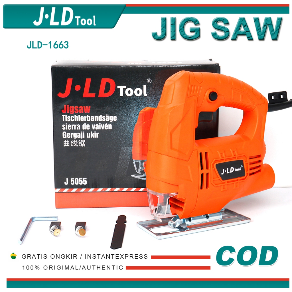 J.LD Jigsaw Power Tool 380W ElectricJigsaw 26MM Wood Reciprocating ...