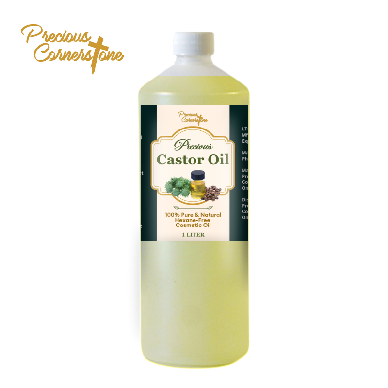 PCS Castor Oil 1Liter Pure Cold Pressed Castor Oil Organic Hair Grower ...