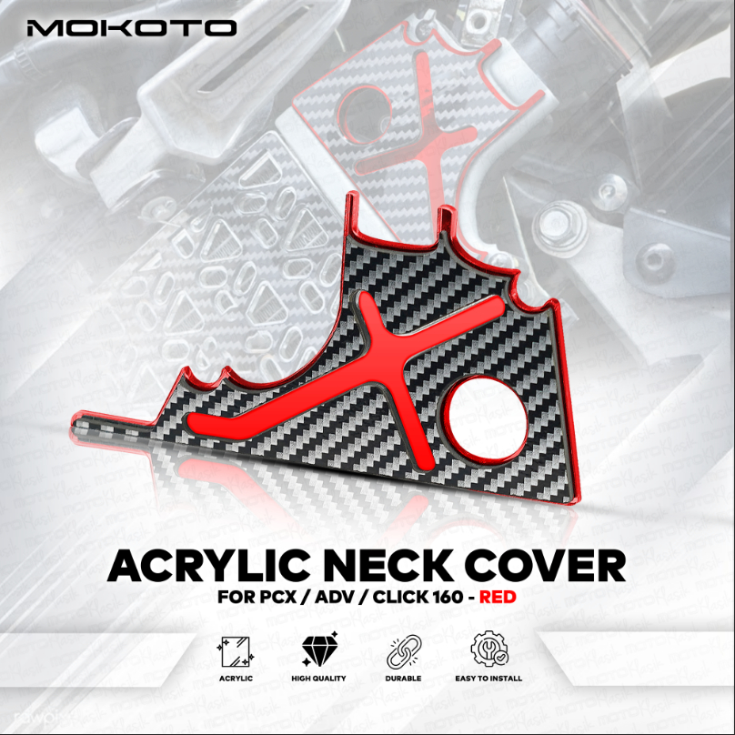 MOKOTO PCX 160 / CLICK 160 / ADV 160 ACRYLIC RADIATOR NECK COVER HYDRO ...
