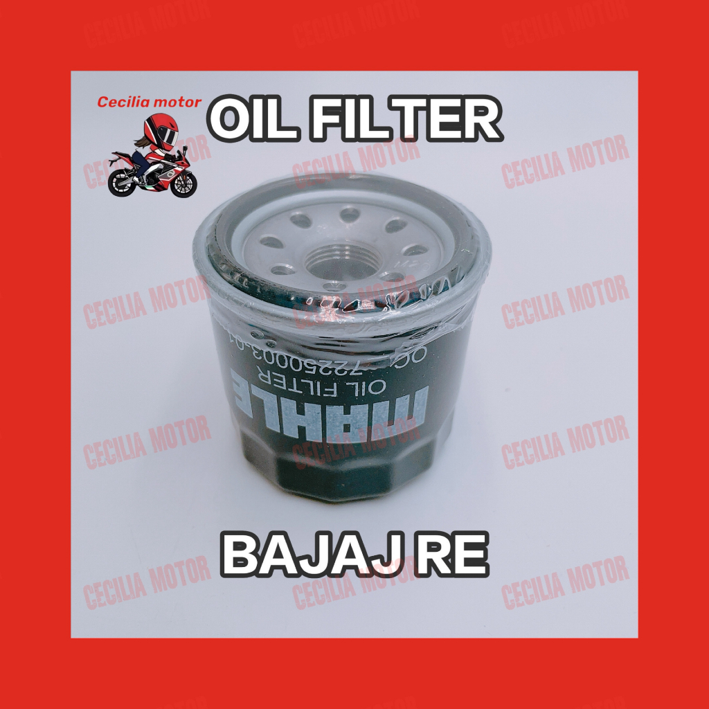 motorcycle genuine oil filter assembly bajaj re an101190 | Shopee ...