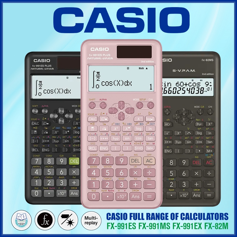 Scientific Calculator CASIO Fx-991ES plus Latest Generation Contains ...