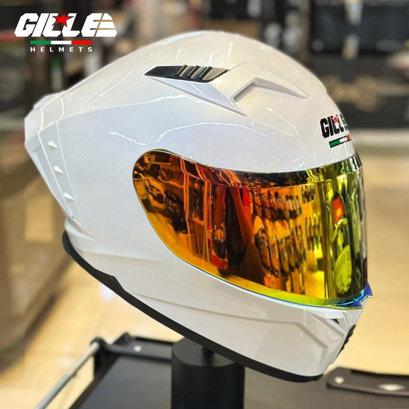 GILLE CIRCUIT Dual Visor Helmet Full Face for Motorcycle Men and Women ...