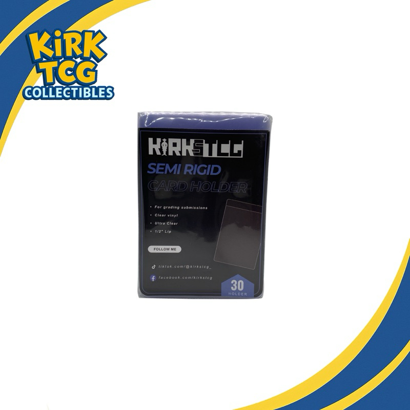 Semi Rigid Card Holder for Grading [Kirk TCG] | Shopee Philippines