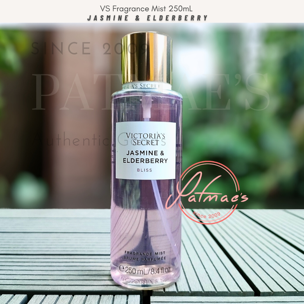 Victoria's Secret Jasmine and Elderberry Bliss Fragrance Mist Cologne Spray for Women (sold each ...