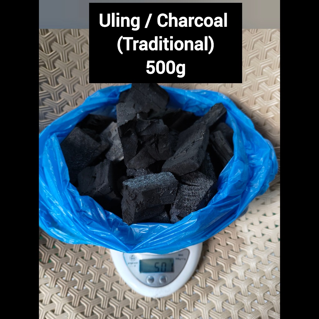 uling/charcoal| traditional for frying & cooking 500g | Shopee Philippines