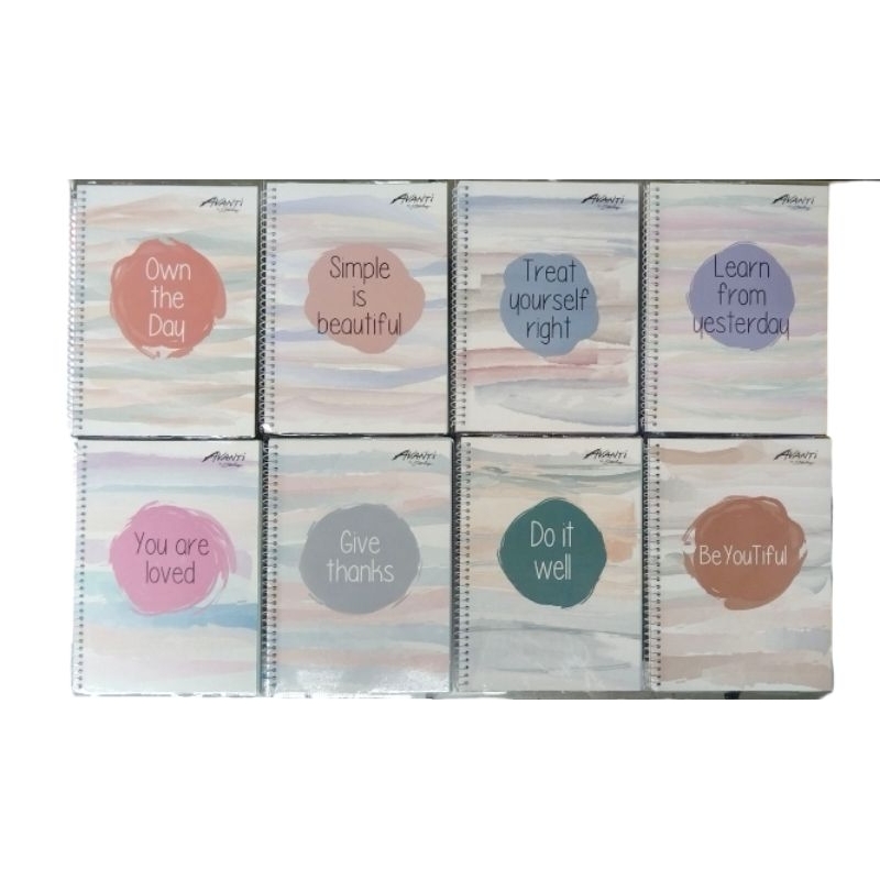 Avanti Spiral Notebook (Shades of Hue) - 80 leaves #363899 | Shopee ...