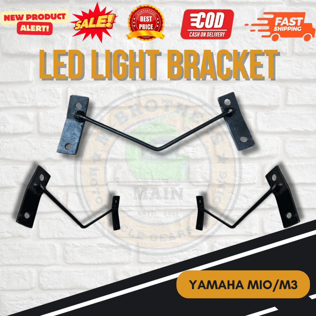 MDL - Yamaha Mio i 125 Mini Driving Light Bracket & Light Bracket ...