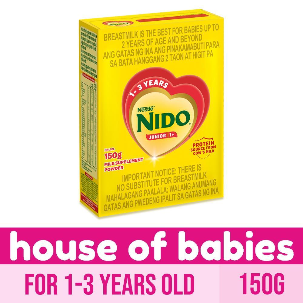 NIDO Junior 150g for 1-3 Years Old Milk Supplement | Shopee Philippines