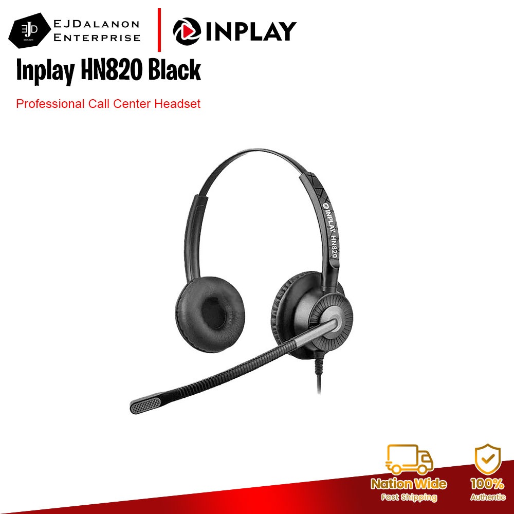 Inplay HN820 Professional Call Center Headset | EJDalanon Enterprise ...
