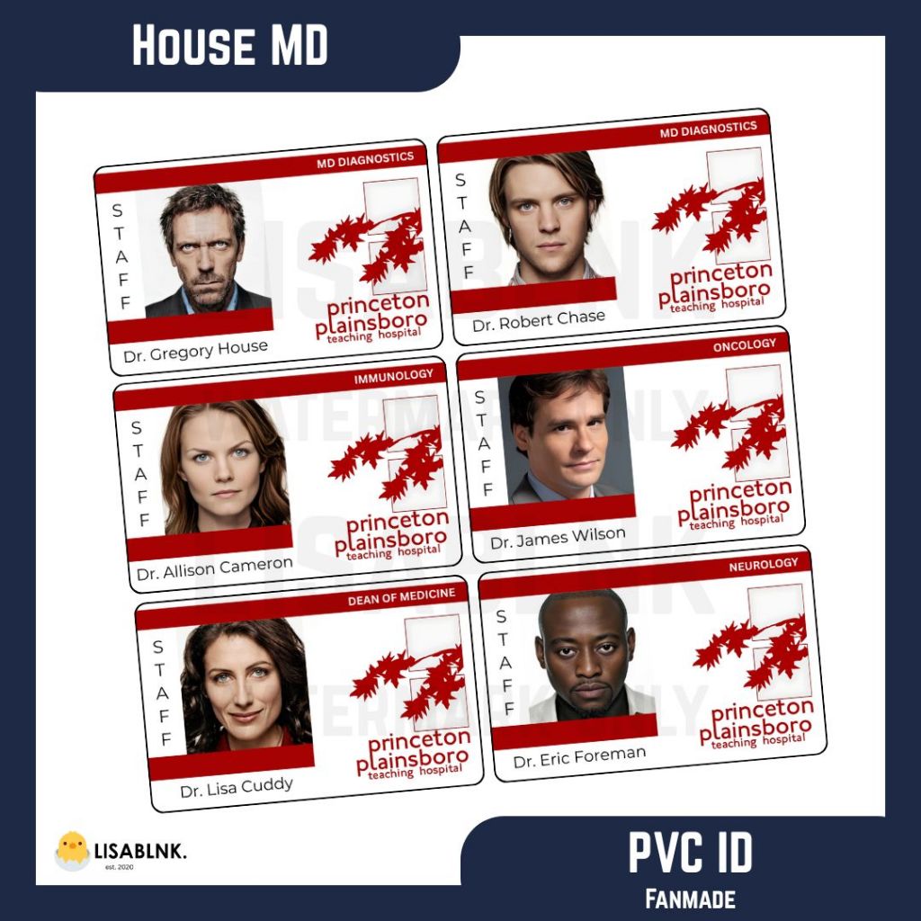 [PVC Card] House MD TV Series ID Card | Shopee Philippines