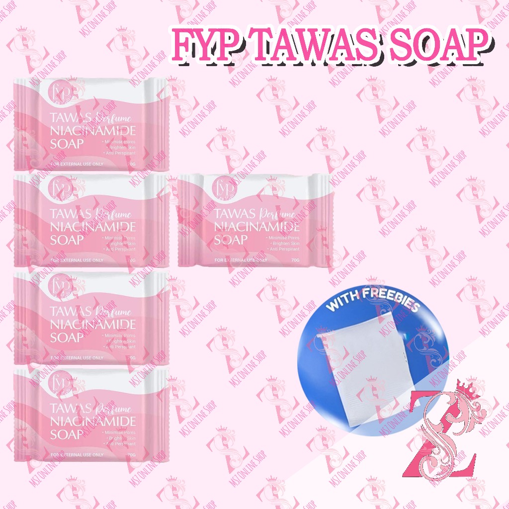 5pcs FYPtrends Twas Perfume Niacinamide Soap 70g | Shopee Philippines