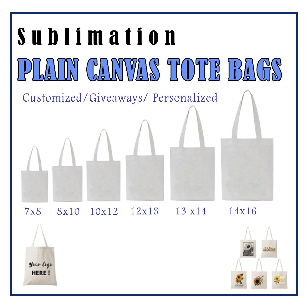 Plain Canvas Tote Bags Available In Different Sizes Good Quality Katsa ...