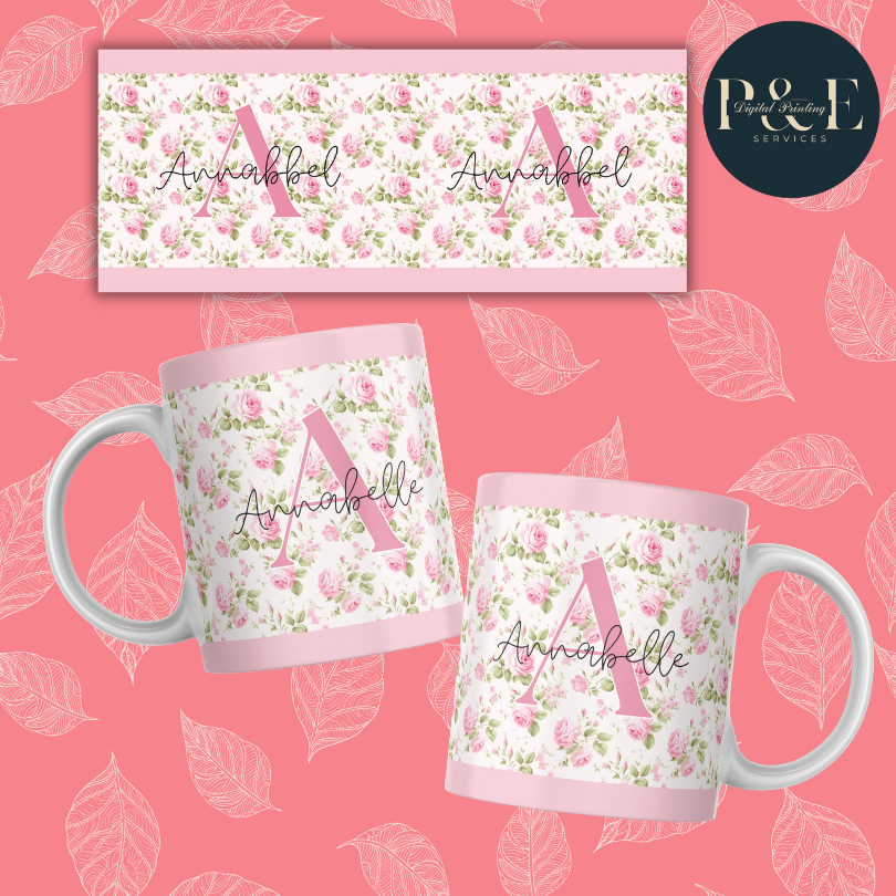 PERSONALIZED MUG FLORAL | Shopee Philippines