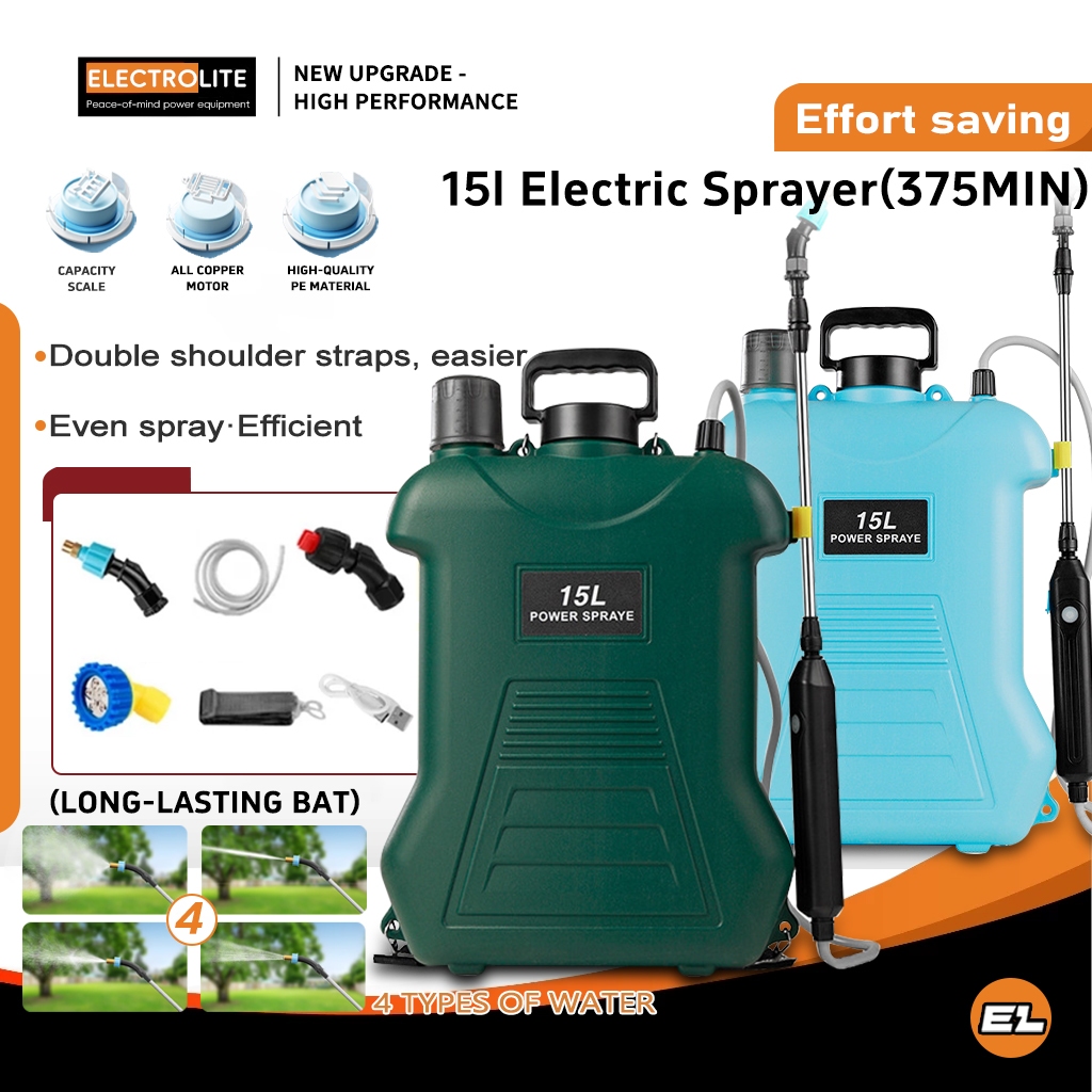 15L Knapsack Electric Sprayer Agriculture Rechargeable and Automatic ...