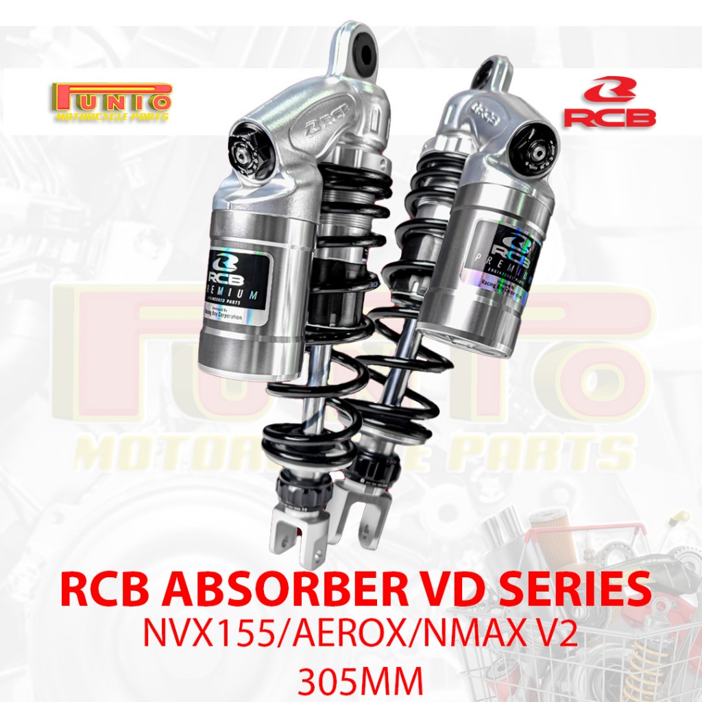 RCB Dual Absorber VD Series Premium 305mm/330mm Edition for Yamaha NMAX ...