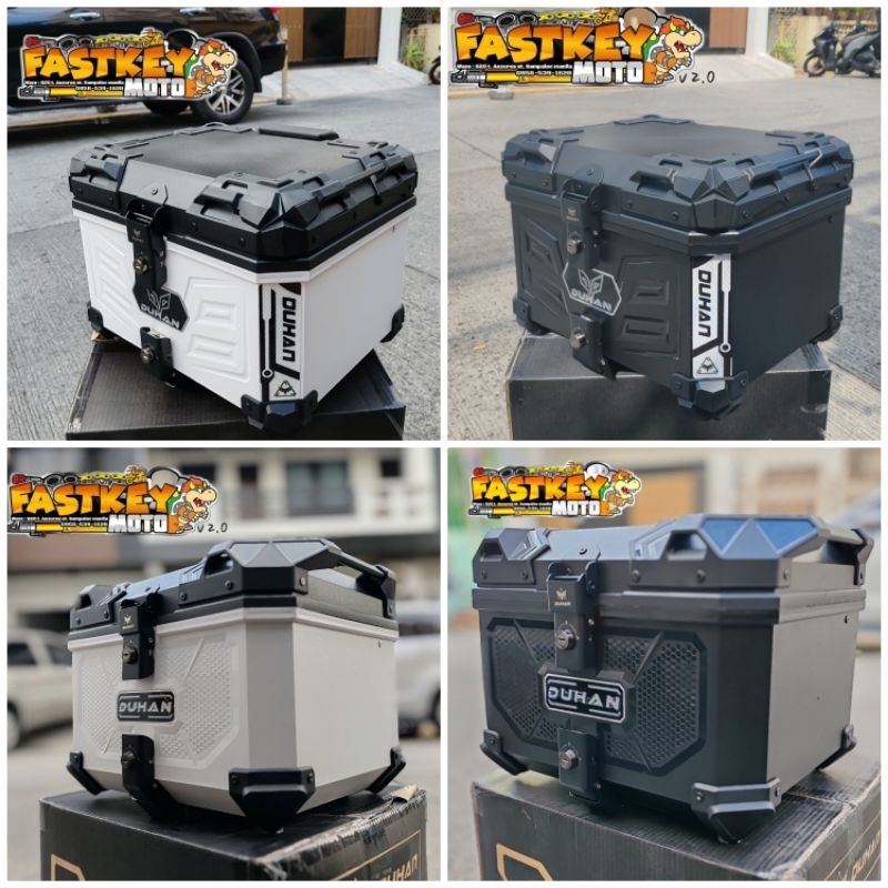 Duhan abs plastic topbox 45liters | Shopee Philippines