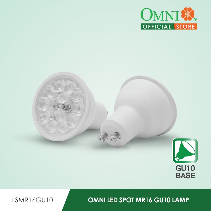 OMNI LED Spot MR16 GU10 Lamp - LSMR16GU10 | Shopee Philippines