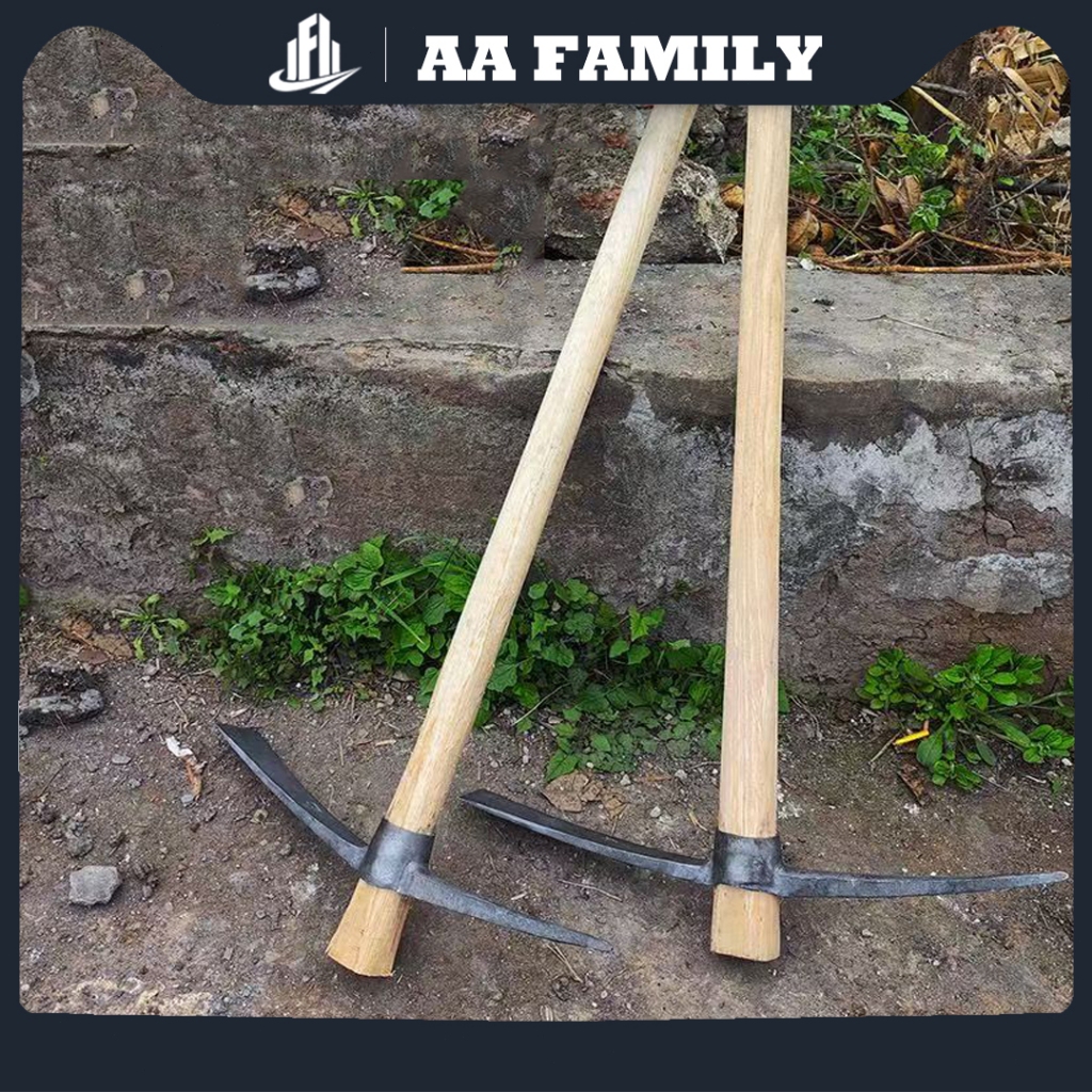 Pick Mattock Piko With Wood Handle Arrow Removable dual-purpose pick ...