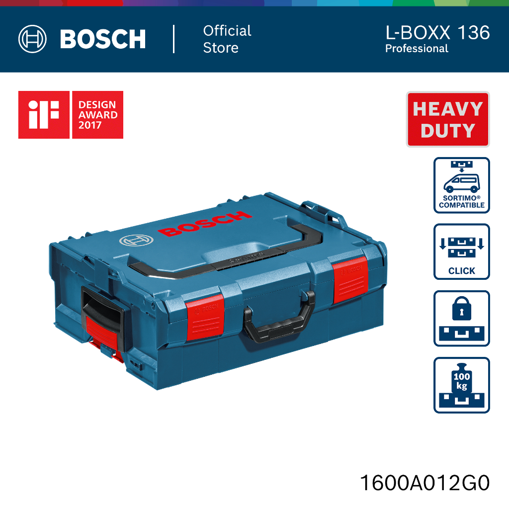 Bosch Power Tools L-BOXX 136 Professional Carrying Case System | Shopee ...