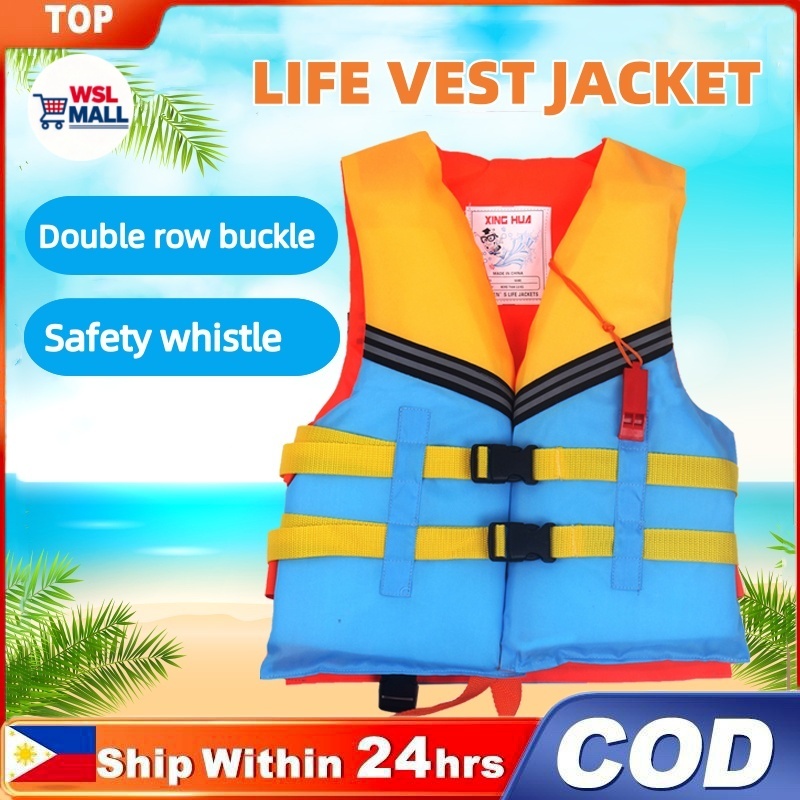 Life Vest Jacket Kids Marine Safety Life Vest For Kids Outdoor Oxford ...