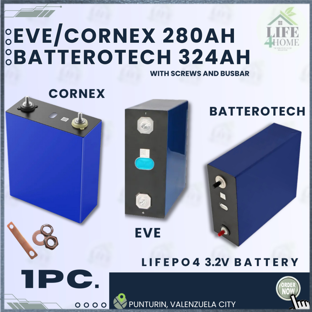 1PC.ONLY Grade A BATTEROTECH 324AH / CORNEX 280AH / EVE 280AH Lifepo4 ...