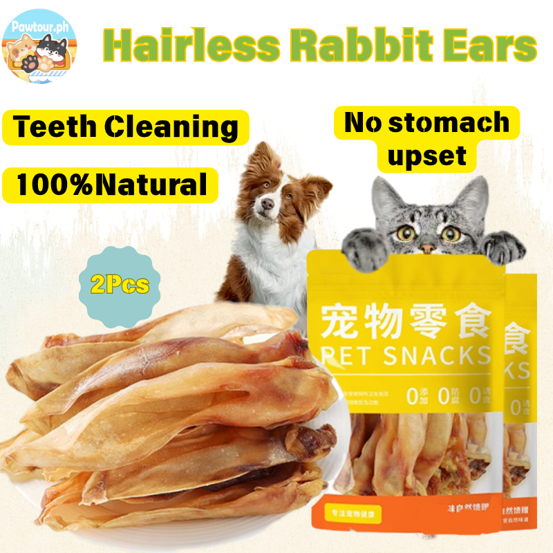 All natural dehydrated Pet Treat rabbit ears dog chews rabbit face ...