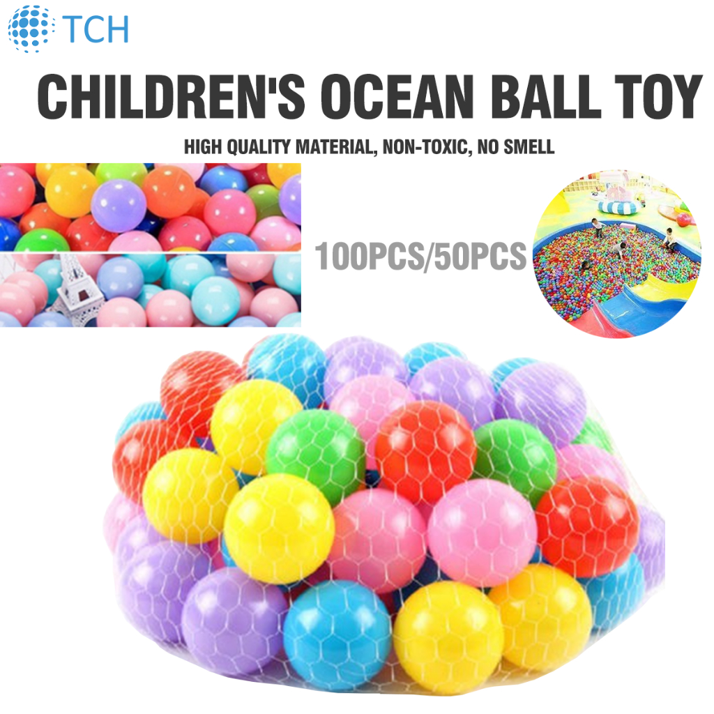 50/100/150/200 pcs Stress Balls Baby Play Ball Colorful Stress ball ...