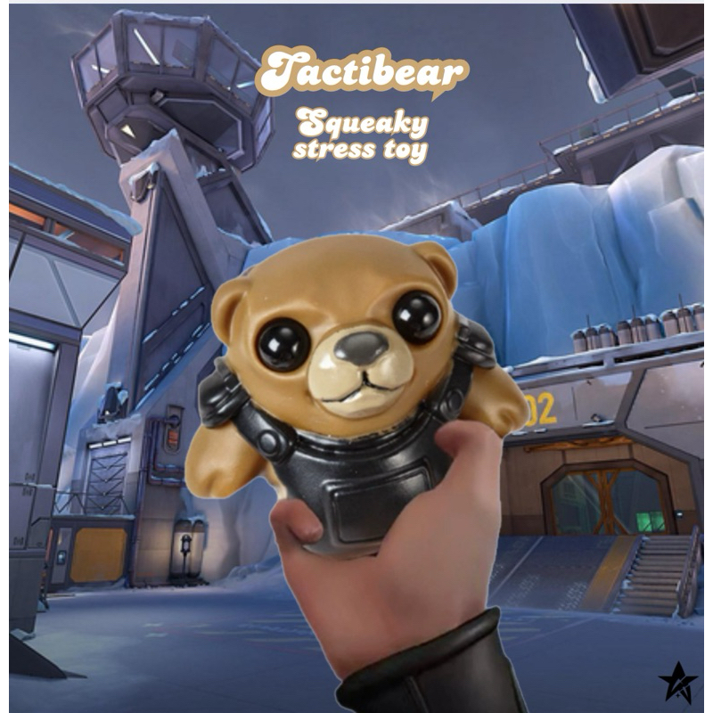Tactibear stress toy Valorant flex | Shopee Philippines