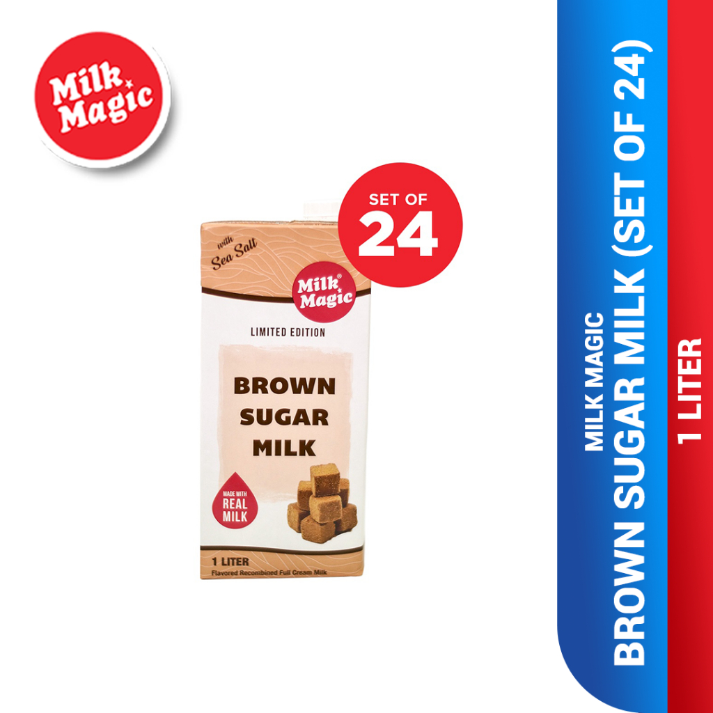 Milk Magic - Brown Sugar Milk 1 Liter (Set of 24) - Rich & Creamy ...
