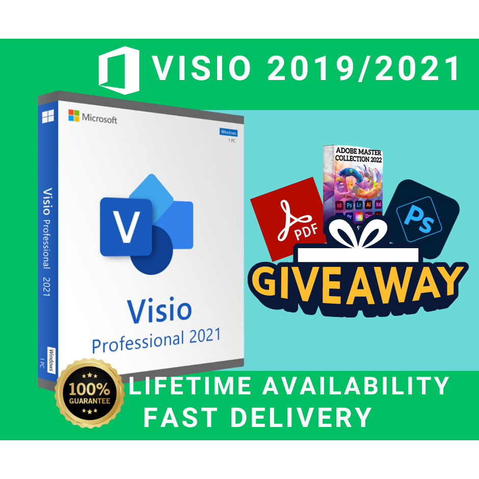 PIX Microsoft Office Visio/Project 19/21 25 Digits License Key ...