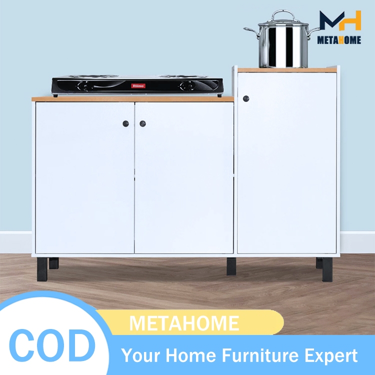 MH. Wooden Kitchen Gas Stove Cabinet Stove Kitchen Heavy duty Organizer ...