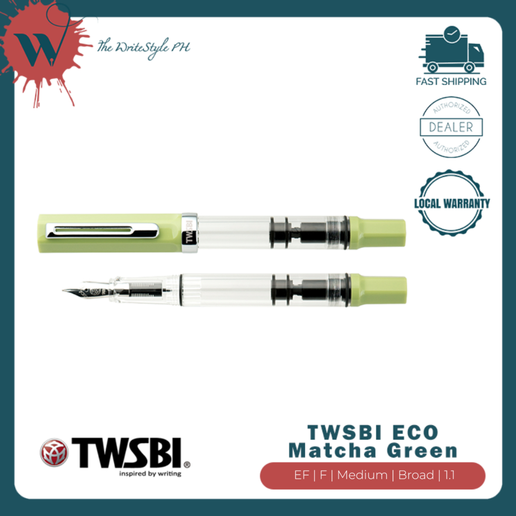 TWSBI ECO Matcha Green Fountain Pen | Shopee Philippines