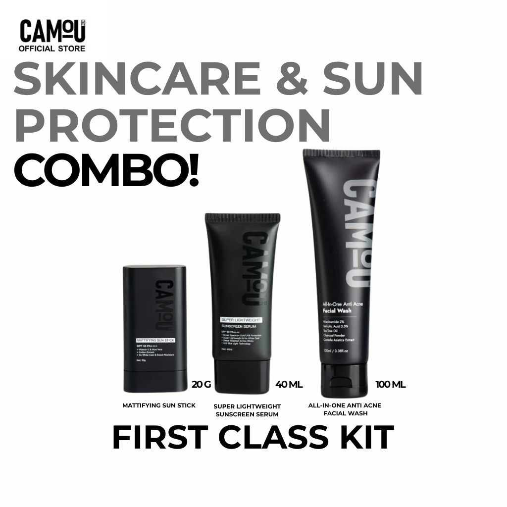 Camou First Class Kit Mattifying Sunscreen Stick Super LIghtweight ...