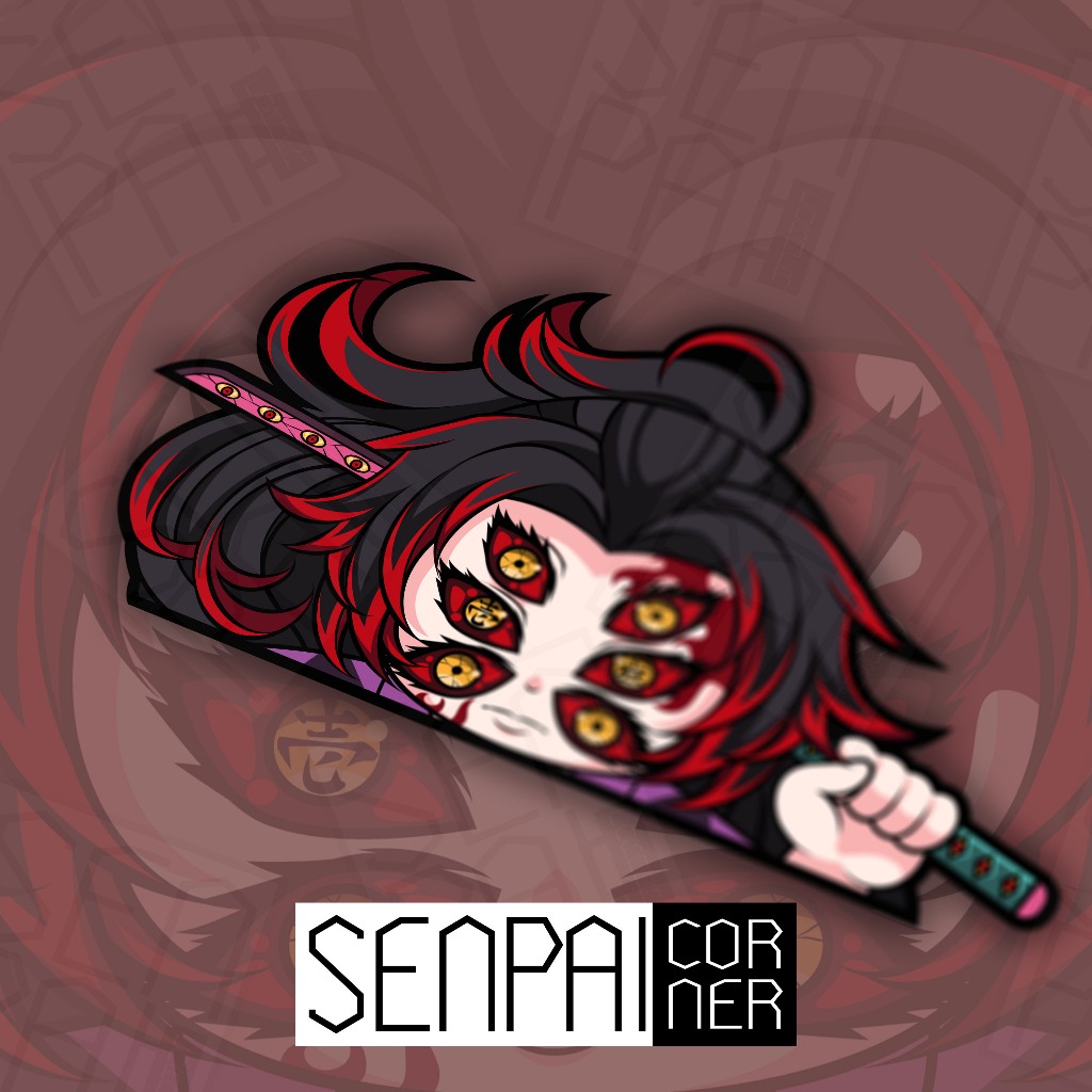 Demon Slayer Kokushibo Peeker Sticker | Shopee Philippines