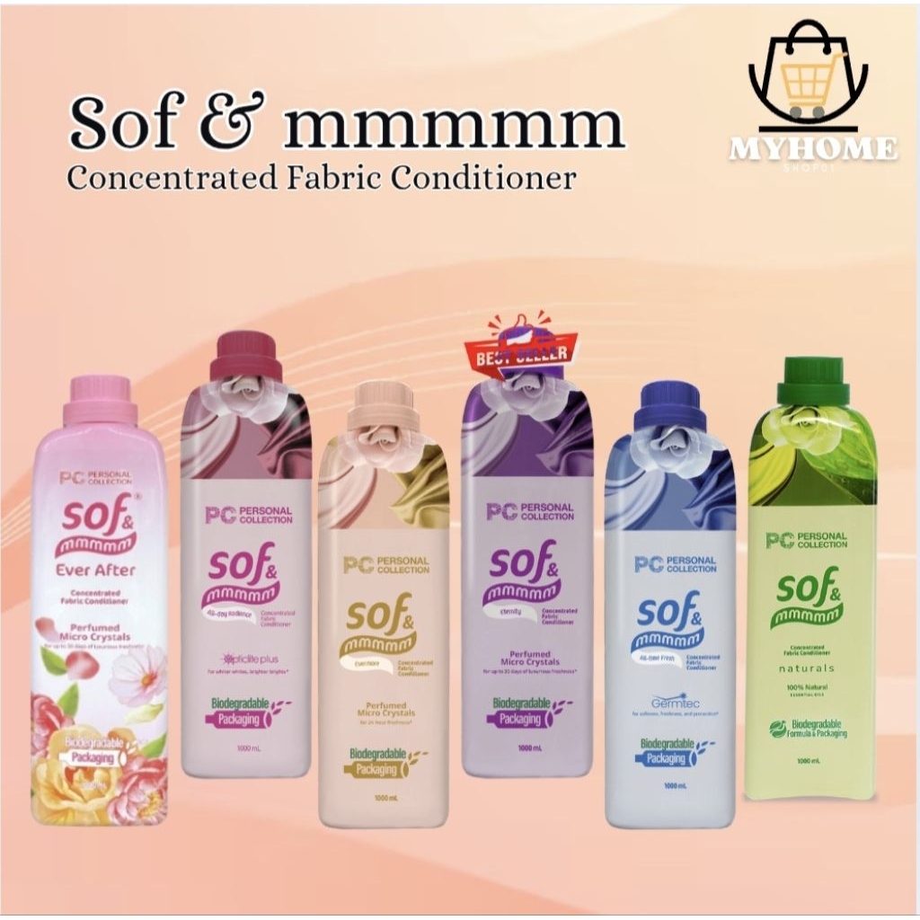 SOF & MMM CONCENTRATED FABRIC CONDITIONER | Shopee Philippines