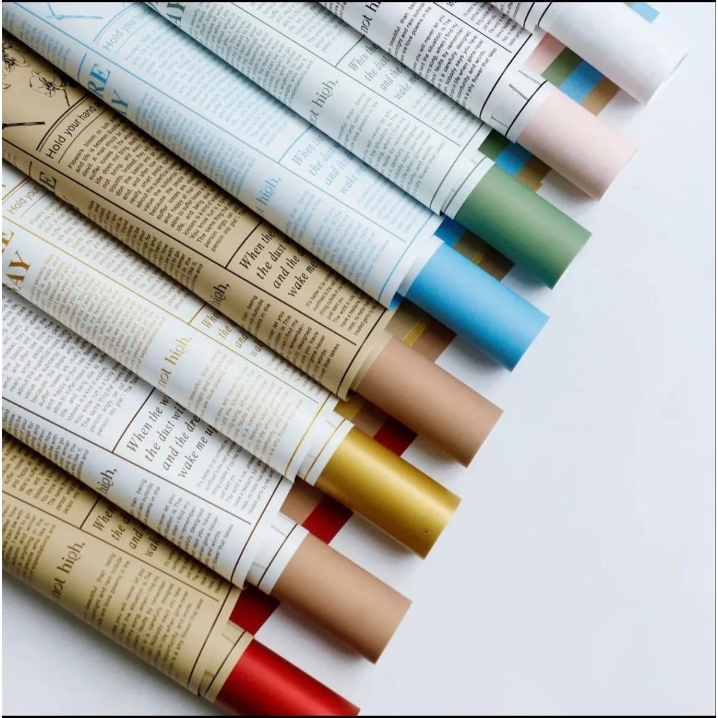 Newspaper Type Wrapper (PL-0324) 20pcs/pack | Shopee Philippines