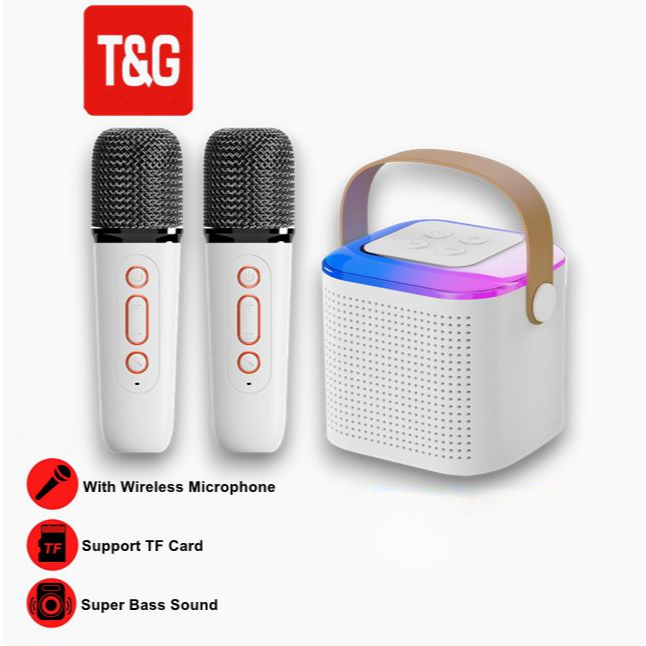 Y1 Bluetooth Microphone Karaoke Small Family Style and Portable Stereo ...