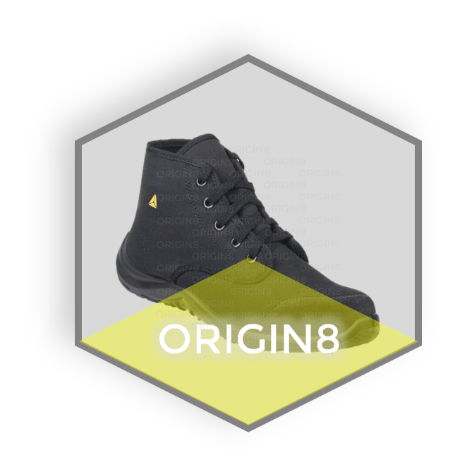 ARONA S1P DELTA PLUS EUROPEAN BRAND SAFETY SHOES CANVAS HIGH CUT ...