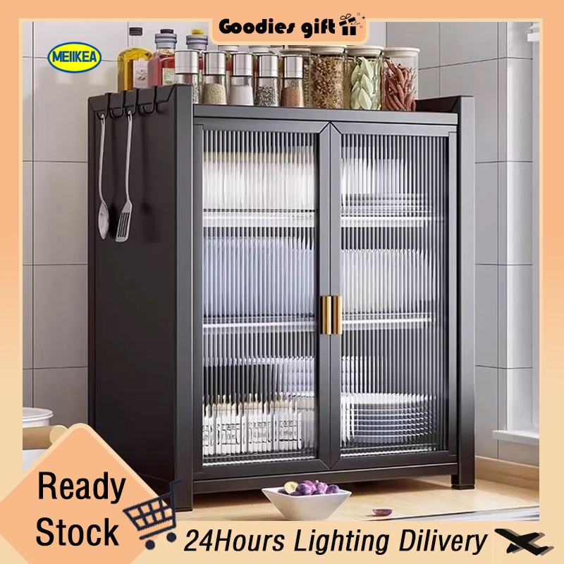 Kitchen Dish Cabinet Fully Enclosed Dustproof 2/3 Layer Bowl And Plate ...