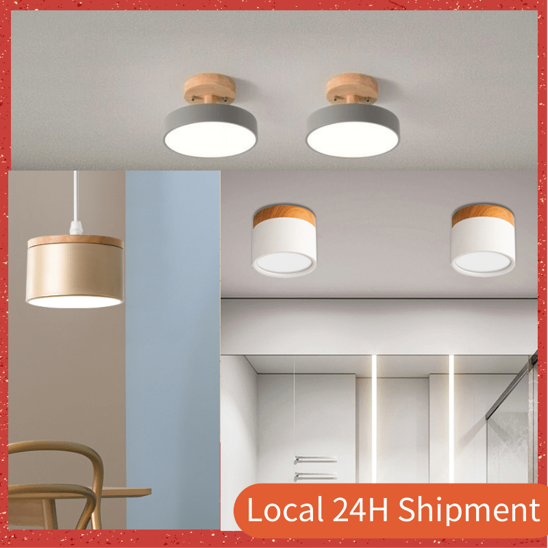 Nordic Chandelier Wood Ceiling Light Modern Ceiling Light Center Lights ...