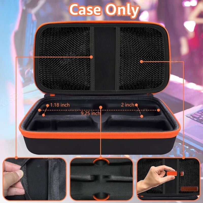 Wireless Dual Microphone Portable Storage Bag For JBL Wireless ...