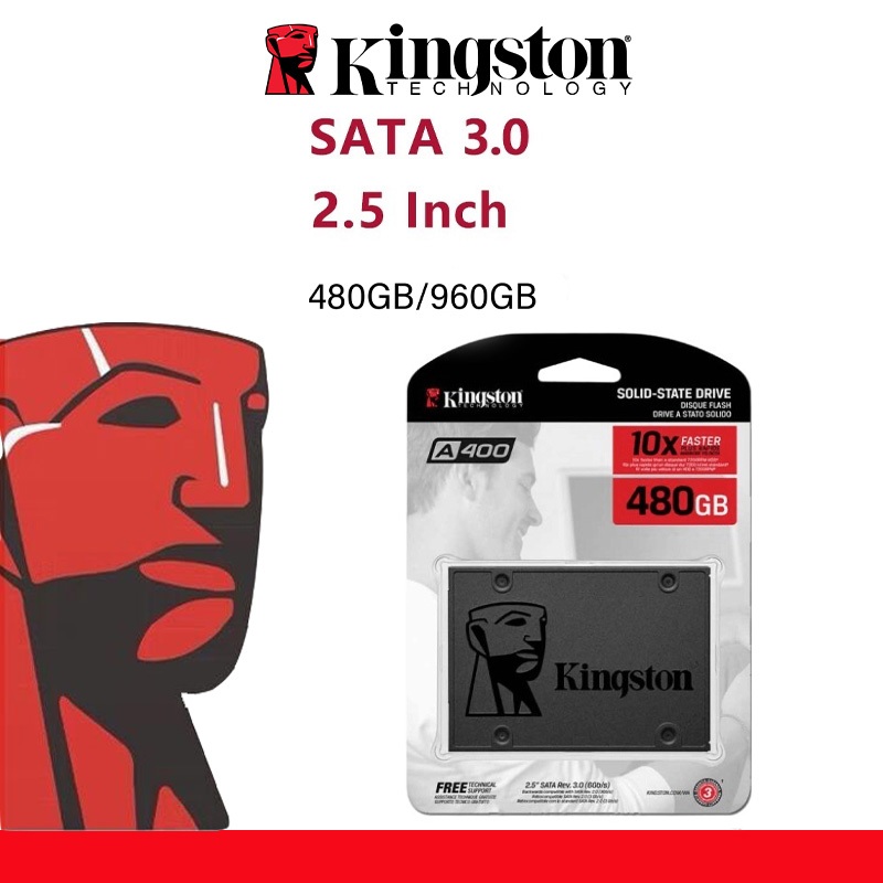 King_ston A400 SSD Solid State Drive 480GB/960GB SATA3 2.5" Internal (SA400S37/480G) | Shopee ...
